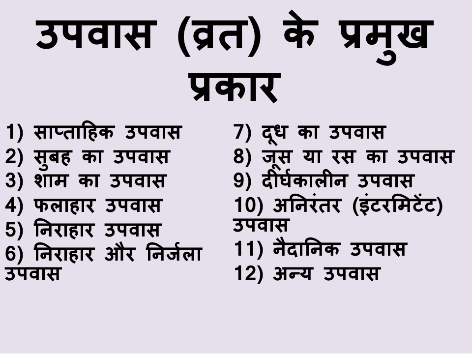 उपवास (व्रत): प्रकार, फायदे और नुकसान - Fasting in Hindi - आरोग्यवेद